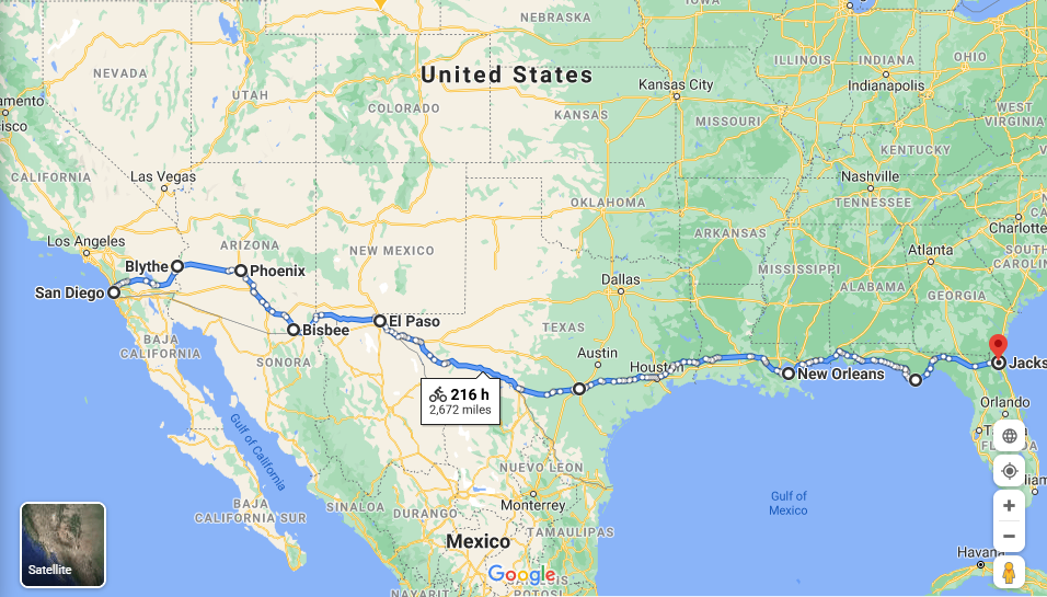 2020 – 2021 Walking the Southern Tier | Ben Clagett